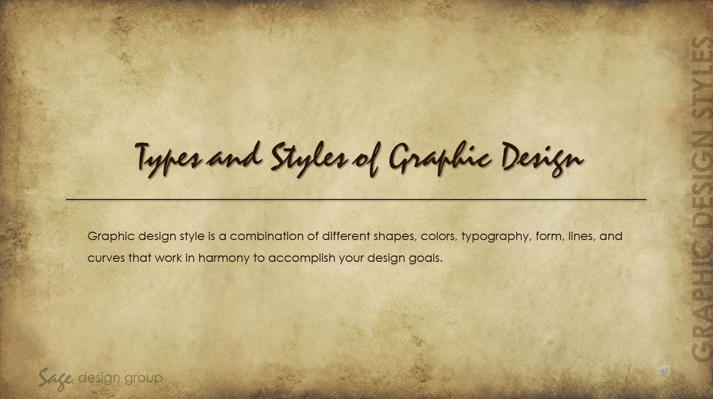 Types and Styles of Graphic Design – Sage Design Group Online ...